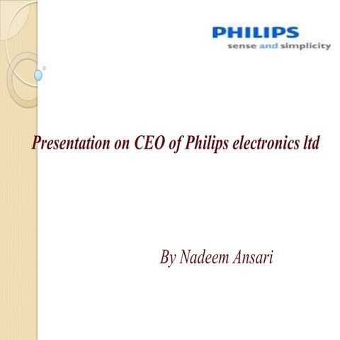 Philips presentation | PPTX