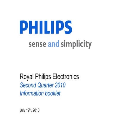 Philips presentation 2_q10 | PDF