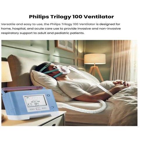 Philips Trilogy 100 Ventilator Healthy Jeena Sikho | PDF