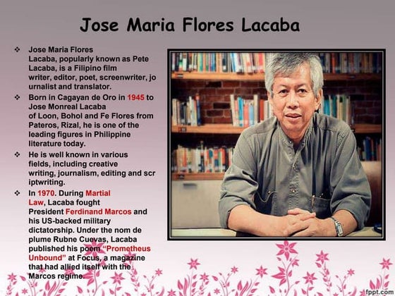 Jose Garcia Villa ( The Bashful one, First, A poem must be magical and ...