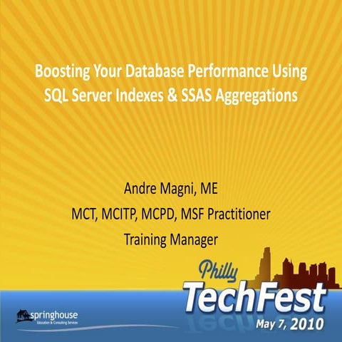 Philly TechFest SQL Indexes | PDF | Databases | Computer Software and ...