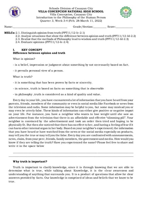 Truth vs Opinion A Guide to Distinguishing What's Real.pptx