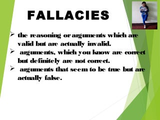 Logical fallacy examples | PPT