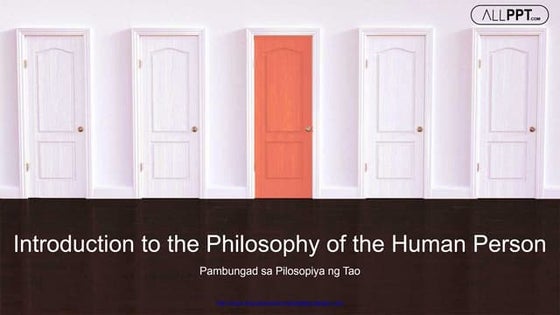 Philosophy module 1 - The Meaning and Method of Doing Philosophy | PPTX