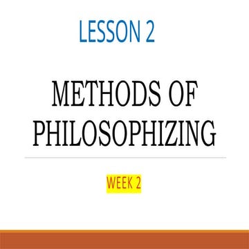 Introduction to Philosophy( Senior High School) | PPTX