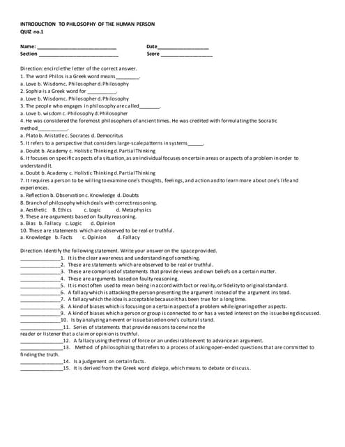 1st quarter exam | DOCX