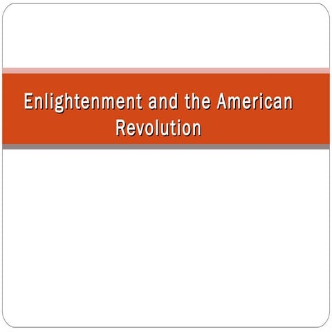 US HISTORY - Philosophical Foundation | PPT