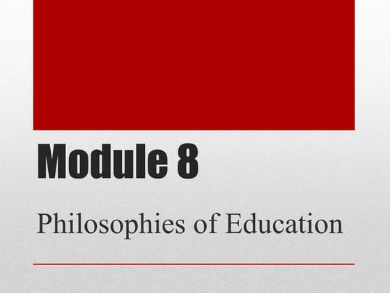 1. Philosophical Thoughts on Education.pptx | Education