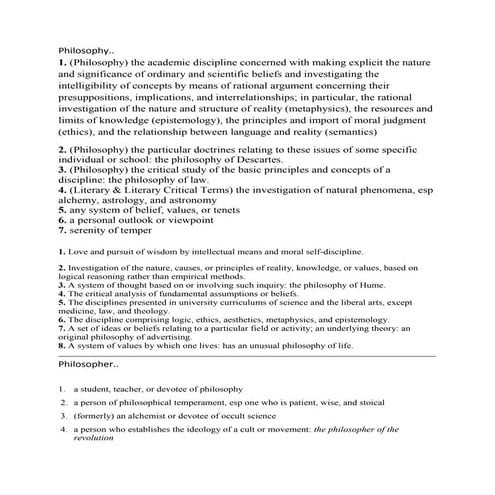 Math philosophy 1 | PDF