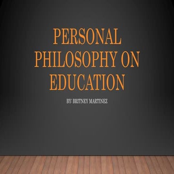 Philosophy | PPT