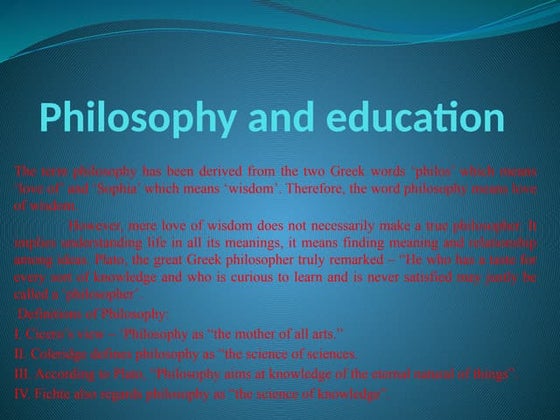 lesson-1. history and etymology philosophy | PDF