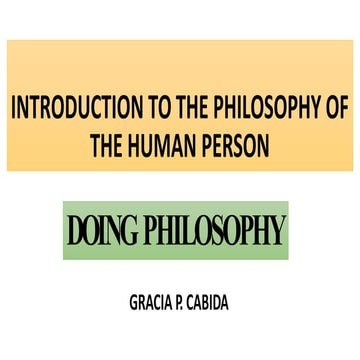 Philosophy Lecture 1 Pptx