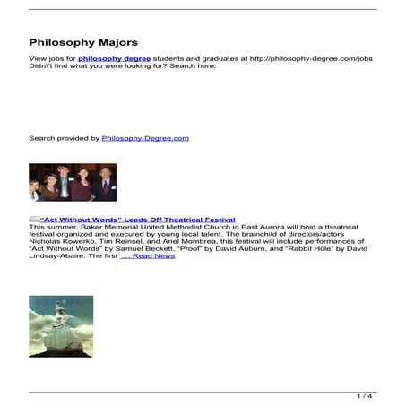 Philosophy Majors | PDF