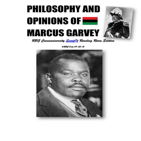 Philosophy and Opinions of Marcus Garvey, RBG Communiversity ScoopIt ...