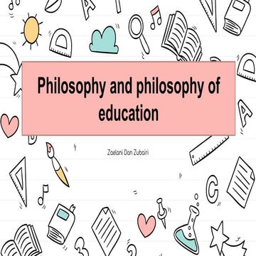 Philosophy and philosophy of education.pptx