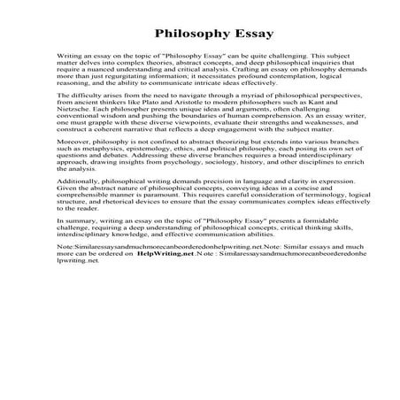 Philosophy Essay Sample.pdf