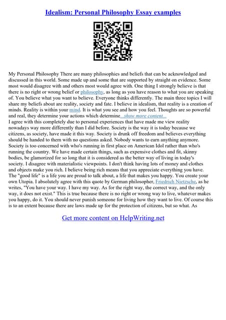 Academic Background Essay | PDF