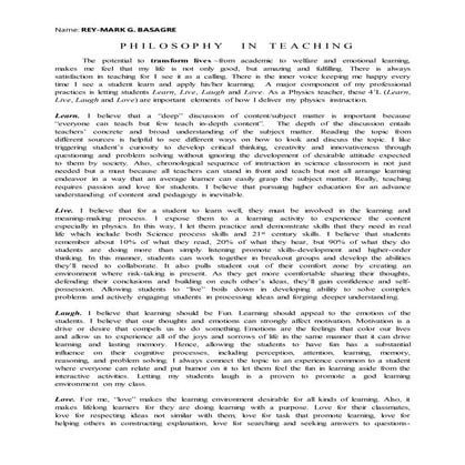 Philosophy in science teaching | DOCX