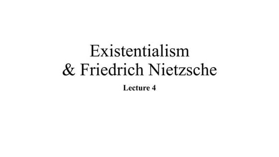 EXISTENTIALISM in Philosophy of Education | PDF | Religion & Spirituality