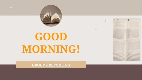 THE REPORTING OF GROUP 1.pptx