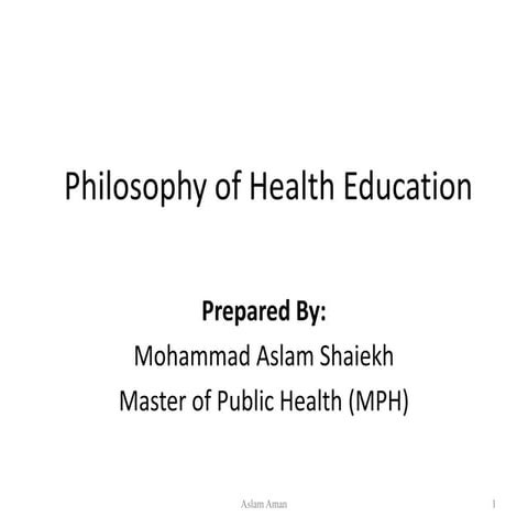 The Six Components of Health | PPT