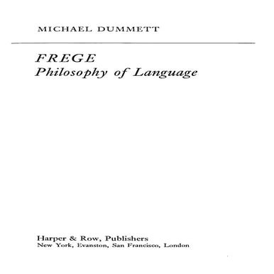 Philosophy of language | PDF