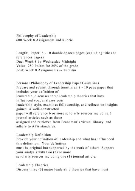 Assessment Task 1 Leadership Development ReportThis assessmen.docx