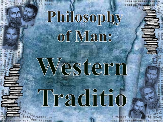 Philosophy of man ppt. part 1 | PPTX