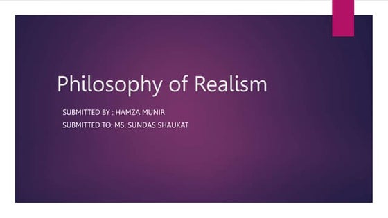 Realism of philosophy.pptx