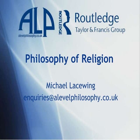 Philosophy of Religion.ppt