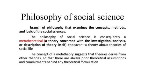 Introduction to Social Science and Philosophy | PDF | Physics | Science