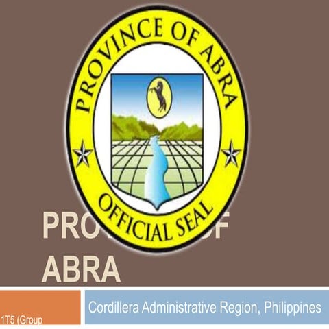 PHILIPPINE HISTORY: Province of Abra, CAR, Philippines | PPTX