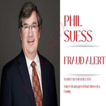 Avoid Phil Suess: Investment FRAUD Scheme | PDF