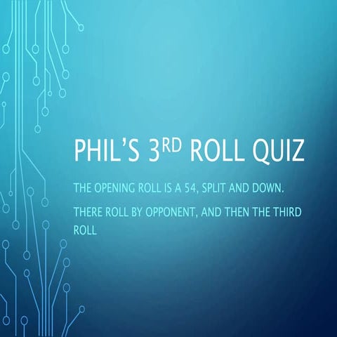 Phil third roll quiz | PPT