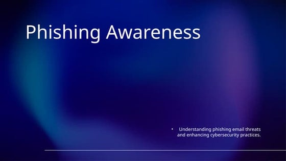 Phishing Awareness Training.pptx | Internet Safety | Parenting