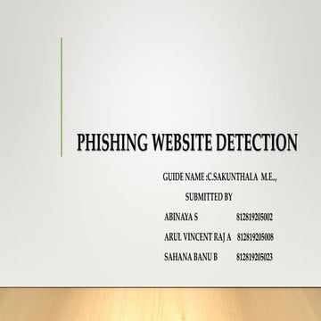 PHISHING URL - Review 1.pptx
