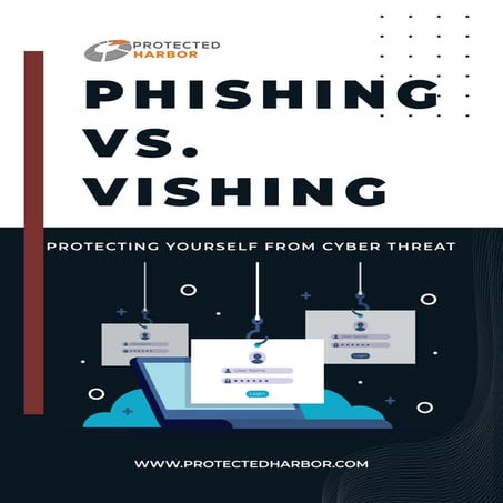 Phishing vs Vishing Protecting Yourself from Cyber Threats-Ebook | PDF