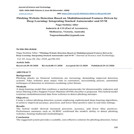 Phishing Website Detection Based On Multidimensional Features Driven By