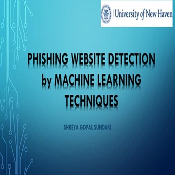 Detection of Phishing Websites | PPT