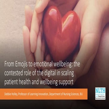 From Emojis to emotional wellbeing: the contested role of the digital ...