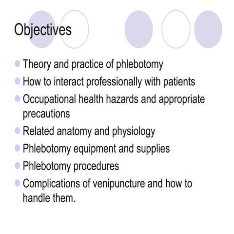Phlebotomy (1) definition and Types and classification | PPT