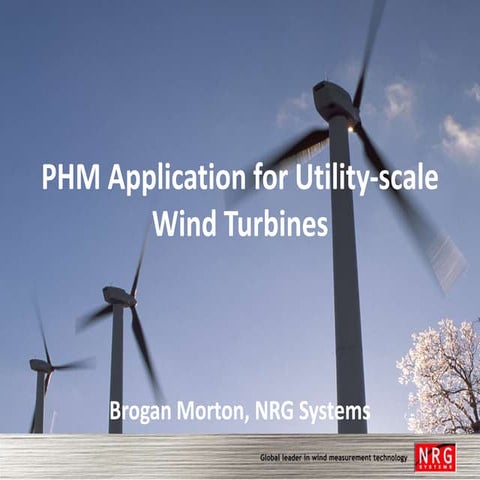 PHM Application for Utility-scale Wind Turbines | PPTX