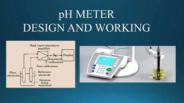 pH determination (electrometric method) | PPTX