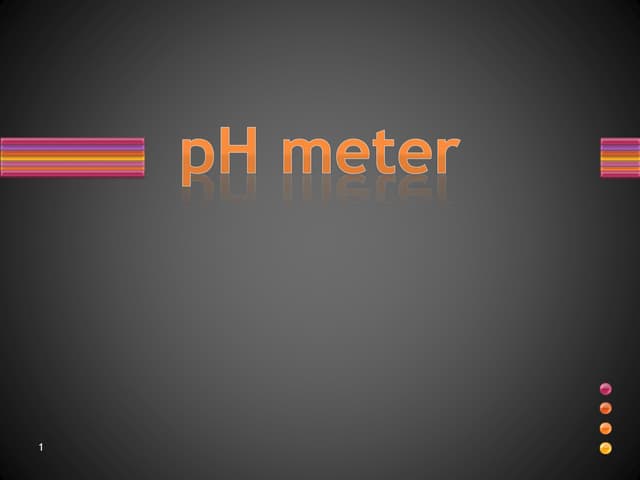 Comprehensive Guide on pH Meter – Principle, Types, Diagram & Uses | PDF
