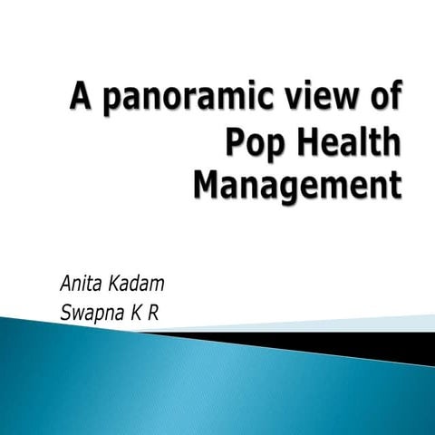 Pop Health Management | PPTX