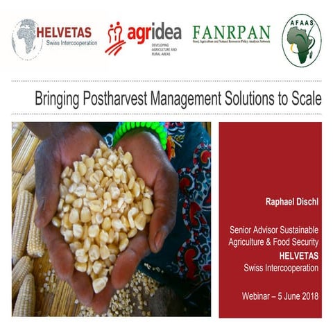 Bringing Postharvest Management Solutions to Scale | PPT
