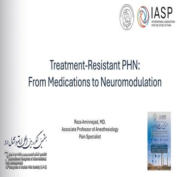 Treatment Resistant Postherpetic Neuralgia | PDF