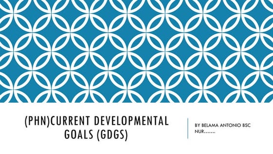 17 goals of SDG | PPT