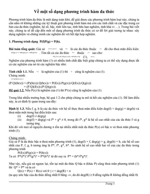 Diophantine equations Phương trình diophant | PDF