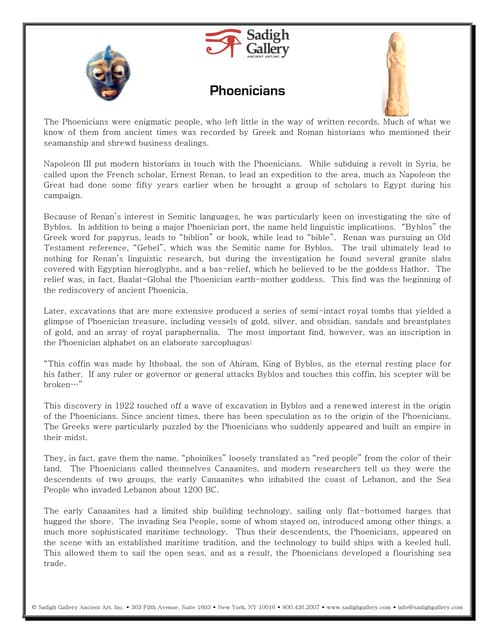The Phoenicians | PPT
